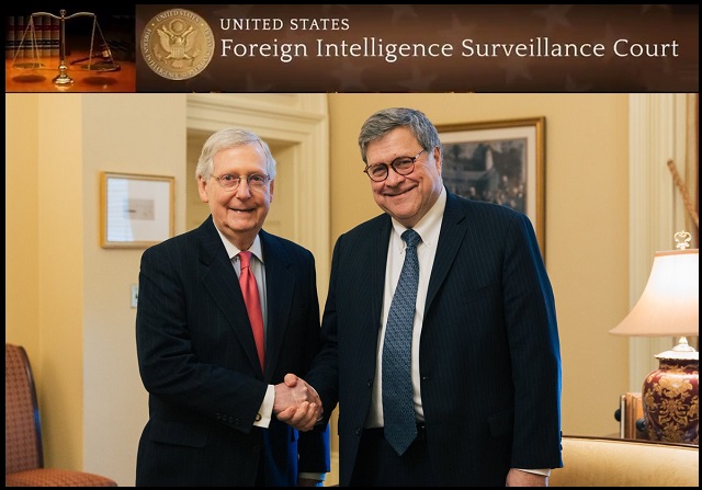 February 25, 2020 - Bill Barr wants a clean FISA re-authorization and ...