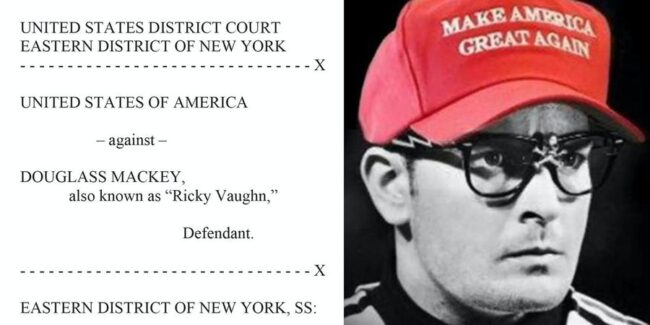 November 8, 2024 - Convicted meme warrior Doug Mackey names Deep State ...