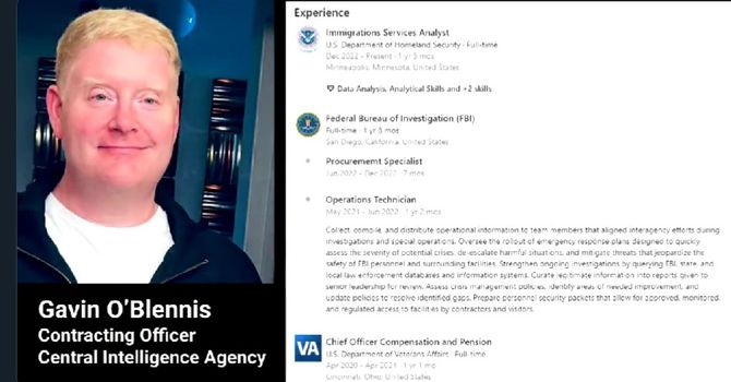March 22, 2024 - Undercover video: CIA officer/former FBI Gavin O ...