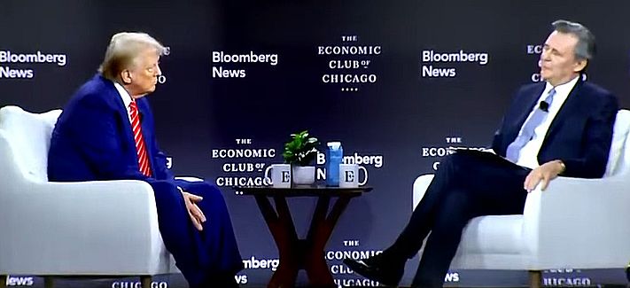 October 15, 2024 - President Trump battles Bloomberg, Wall Street ...