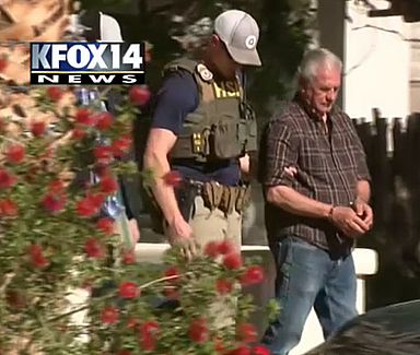 April 24, 2025 - Former New Mexico Doña Ana County Magistrate Judge Joel Cano and his wife are ...