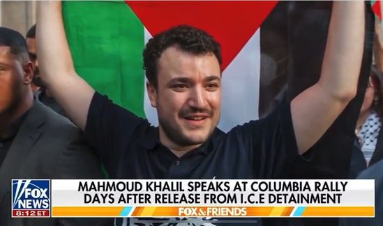 June 23, 2025 - Anti-Israel activist Mahmoud Khalil leads ‘Free ...