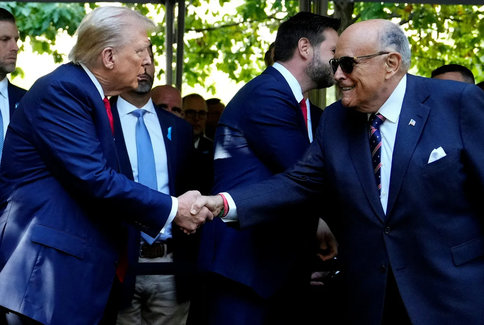 November 7, 2025 - Trump pardons Rudy Giuliani, others involved in bid ...
